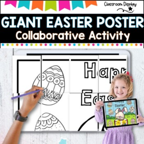 Easter Collaborative Poster I Bulletin Board I Poster | Teaching Resources
