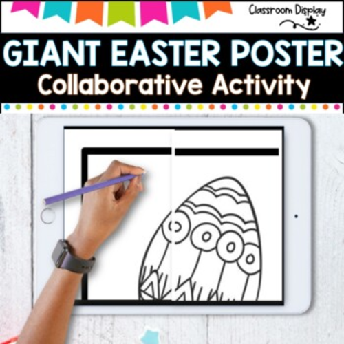 Easter Collaborative Poster I Bulletin Board I Poster | Teaching Resources