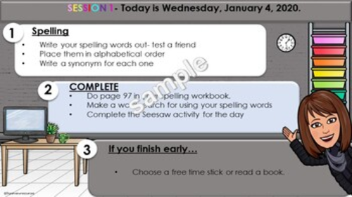 Editable Timetable for IWB- SCHOOL THEMED Set 1 | Teaching Resources