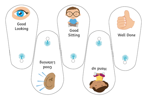 Behaviour Prompt Fan | Teaching Resources