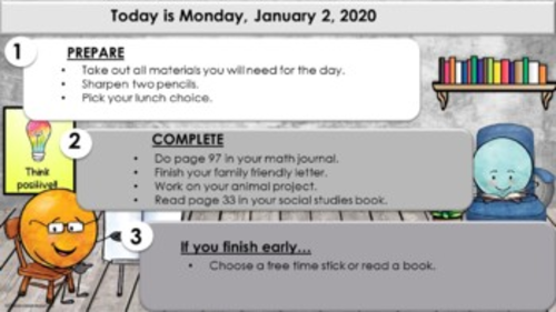 Editable Timetable for IWB- Dot Dudes Set 2 | Teaching Resources