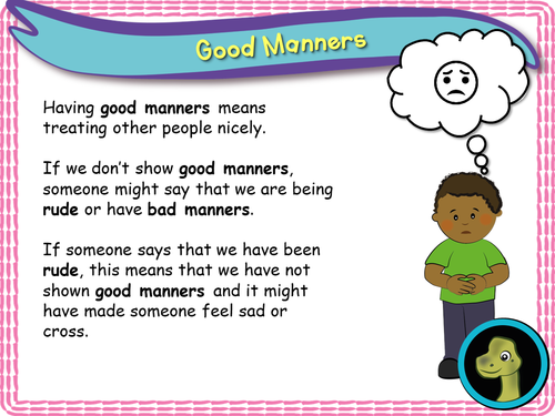 Good Manners / Polite Words - EYFS PSHE | Teaching Resources