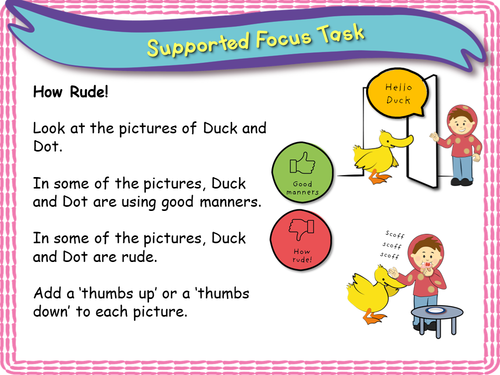 Good Manners / Polite Words - EYFS PSHE | Teaching Resources