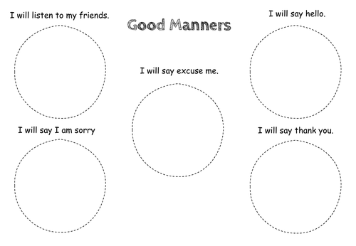 Good Manners / Polite Words - EYFS PSHE | Teaching Resources