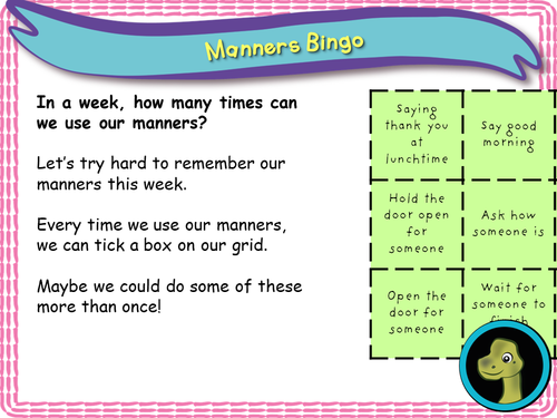 Good Manners / Polite Words - EYFS PSHE | Teaching Resources