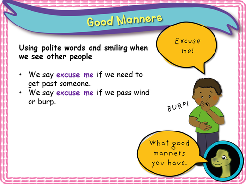 Good Manners / Polite Words - EYFS PSHE | Teaching Resources