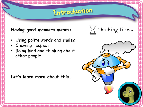 Good Manners / Polite Words - EYFS PSHE | Teaching Resources