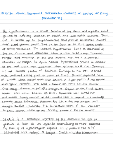 Neural hormonal eating behaviour 16 | Teaching Resources Neural hormonal eating behaviour 16 | Teaching Resources