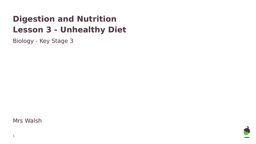 Digestion (whole topic) - KS3 science | Teaching Resources