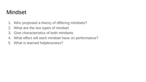 Unit 3: Applied Sports Psychology | Teaching Resources