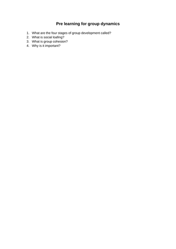 Unit 3: Applied Sports Psychology | Teaching Resources