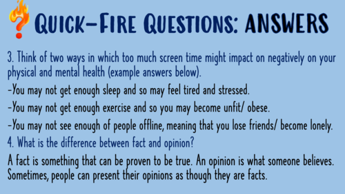 Lower KS2 Online Safety Knowledge Retrieval Activities Pack! | Teaching ...