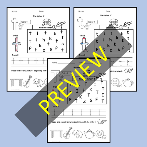 Alphabet Uppercase Lowercase Letters Trace Color Search and Find ...