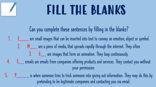 Upper KS2 Online Safety Knowledge Retrieval Activities! | Teaching ...