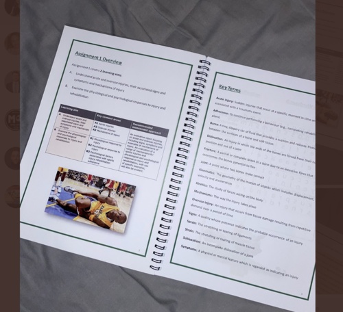 BTEC L3 Sport and Exercise Science - Unit 15 Sports Injury and ...