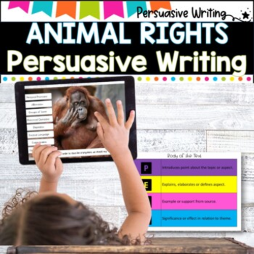 Animal Pictures for Persuasive l Opinion Writing l Middle grades ...