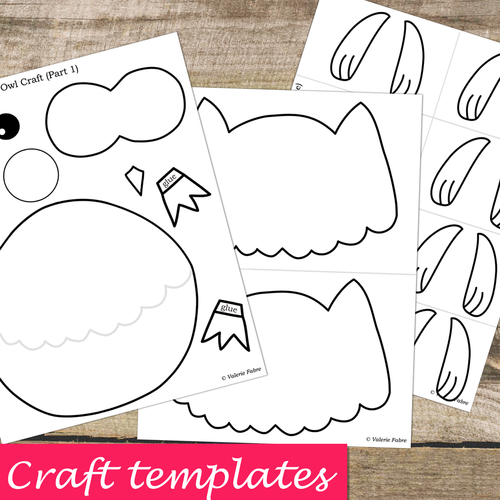 Valentine's Day Owl & Bunny Craftivity | Owl Always Love You Craft ...