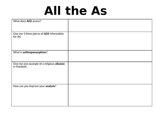 Alphabet Revision | Teaching Resources