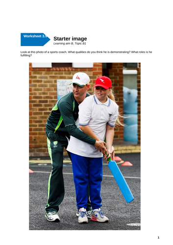 BTEC Sport Unit 3 Professional Development in the Sports Industry ...