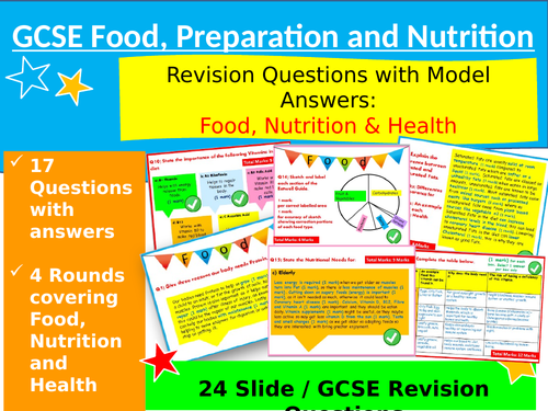 GCSE Food Cover Work/ Cover Lesson- 109 Mock Questions - Food BUNDLE ...