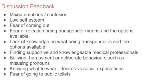 Gender Reassignment Tutorial PSHE | Teaching Resources