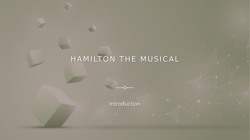 Hamilton Introduction PowerPoint Presentation | Teaching Resources