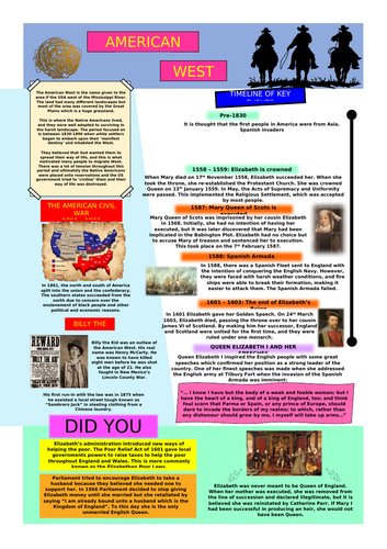 American West poster | Teaching Resources