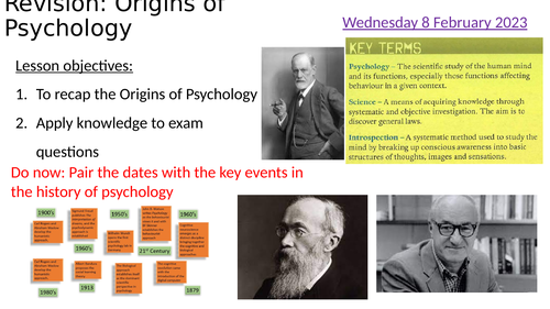 Origins of Psychology | Teaching Resources