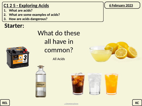 KS3 Chemistry AQA C1 2 Reactions 9 PPTS Only Topic Bundle | Teaching Resources