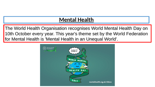 Assembly: Mental health | Teaching Resources