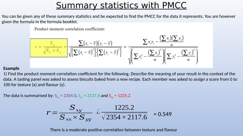 A level stats: Scatter graphs, PMCC and SRCC with hypothesis testing ...