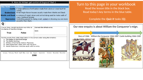 Complete SOW - 12 yr 7 History lessons | Teaching Resources