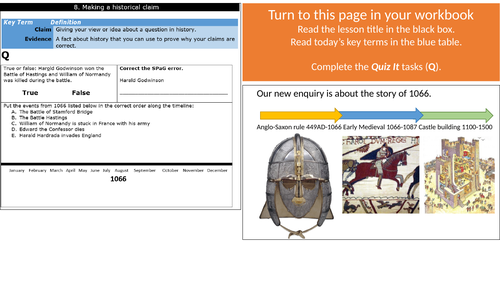 Complete SOW - 12 yr 7 History lessons | Teaching Resources
