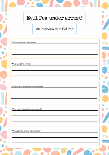 R/Y1 Supertato Newspaper Writing Unit 10 Day Plan and Resources ...