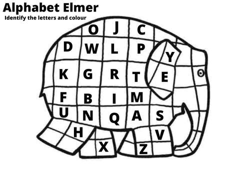 Elmer Activity worksheet bundle | Teaching Resources