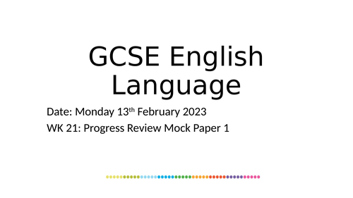 EDUQAS English Language GCSE: Language and Structure Focus - Q4 ...