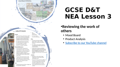 GCSE Design and Technology NEA Bundle | Teaching Resources GCSE Design and Technology NEA Bundle | Teaching Resources