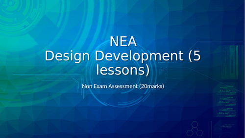 GCSE Design and Technology NEA Bundle | Teaching Resources GCSE Design and Technology NEA Bundle | Teaching Resources