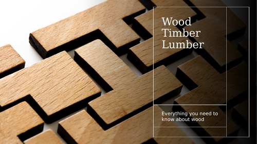 Timber and Woods GCSE Design and Technology Content | Teaching Resources