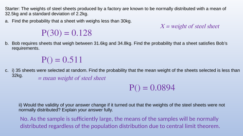 Normal disitrbution, probability, inverse, finding mu and sigma and ...
