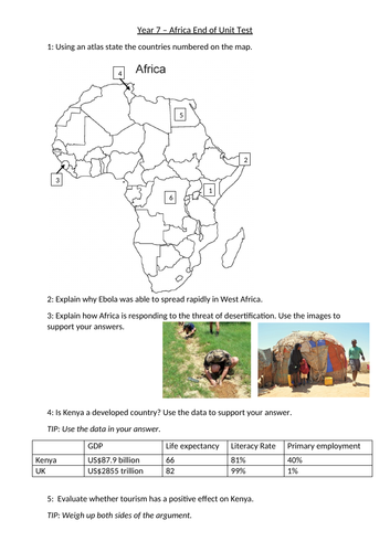 Africa - 24 lesson SOW for KS3 Geography | Teaching Resources