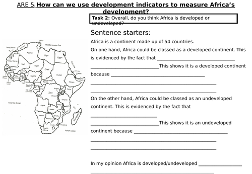 Africa - 24 lesson SOW for KS3 Geography | Teaching Resources
