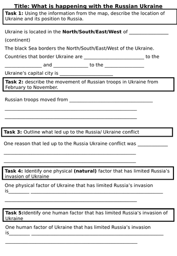 Russia - 16 lesson SOW for KS3 Geography | Teaching Resources