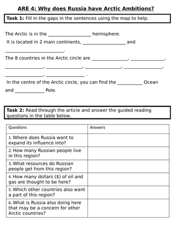 Russia - 16 lesson SOW for KS3 Geography | Teaching Resources