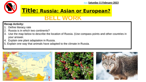 Russia - 16 lesson SOW for KS3 Geography | Teaching Resources