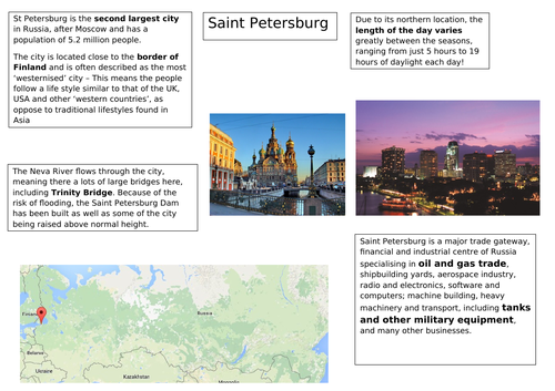 Russia - 16 lesson SOW for KS3 Geography | Teaching Resources