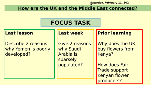 The Middle East -16 lesson SOW for KS3 | Teaching Resources
