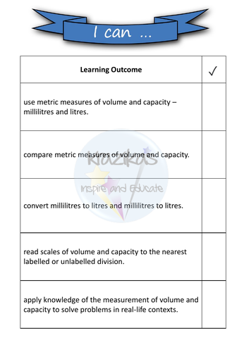 Volume and Capacity Workbook - Functional Skills Maths - Entry Level 3 ...