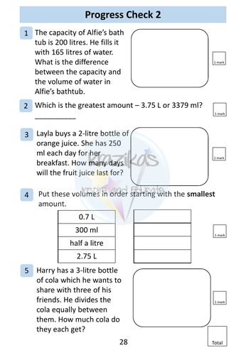 Volume and Capacity Workbook - Functional Skills Maths - Entry Level 3 ...