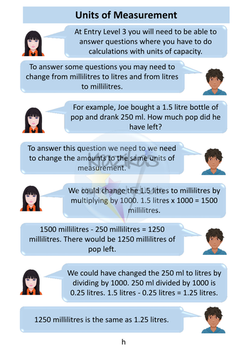 Volume and Capacity Workbook - Functional Skills Maths - Entry Level 3 ...